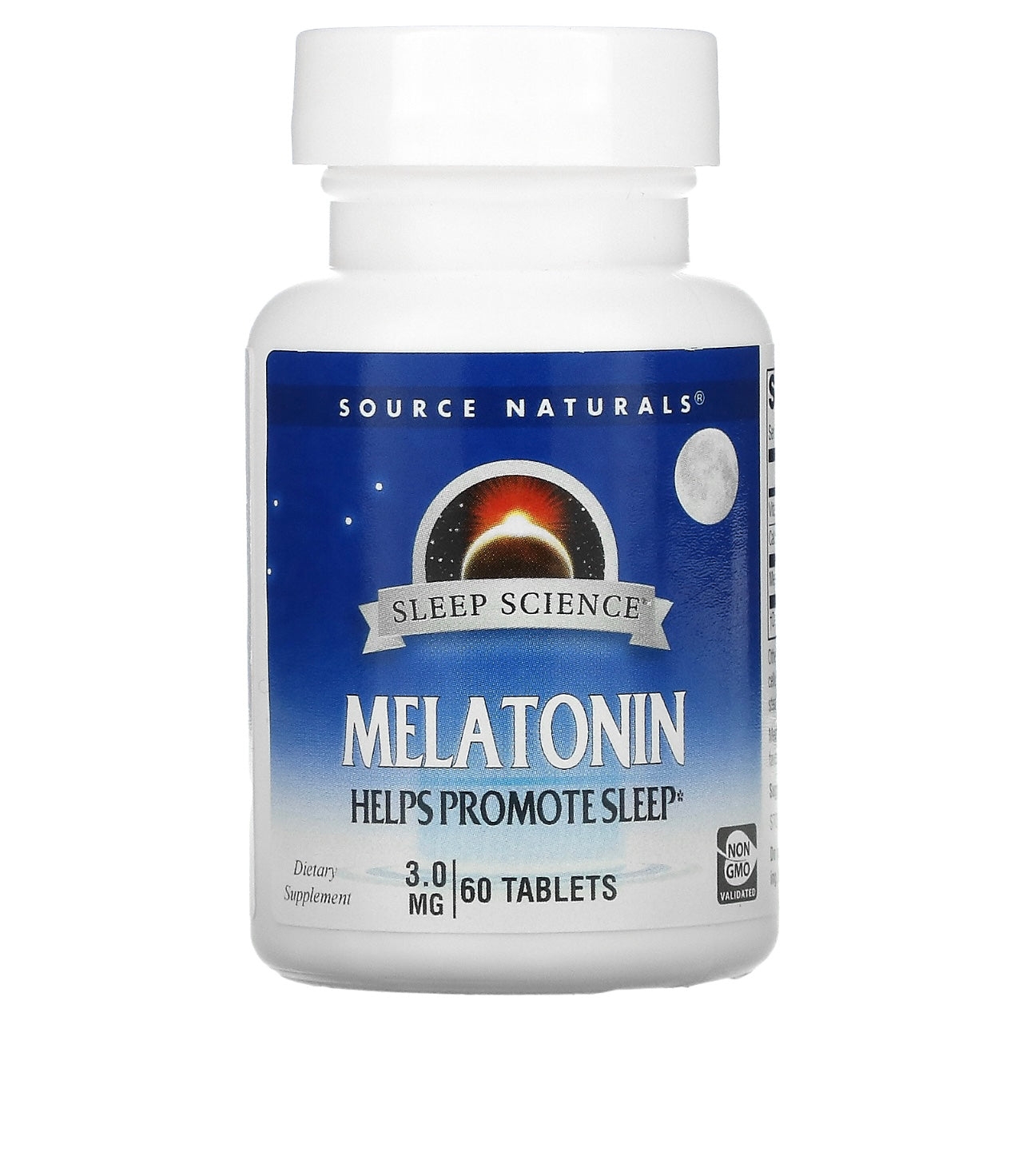 Melatonin, 3 mg, 60 Tablets – Muscle Factory